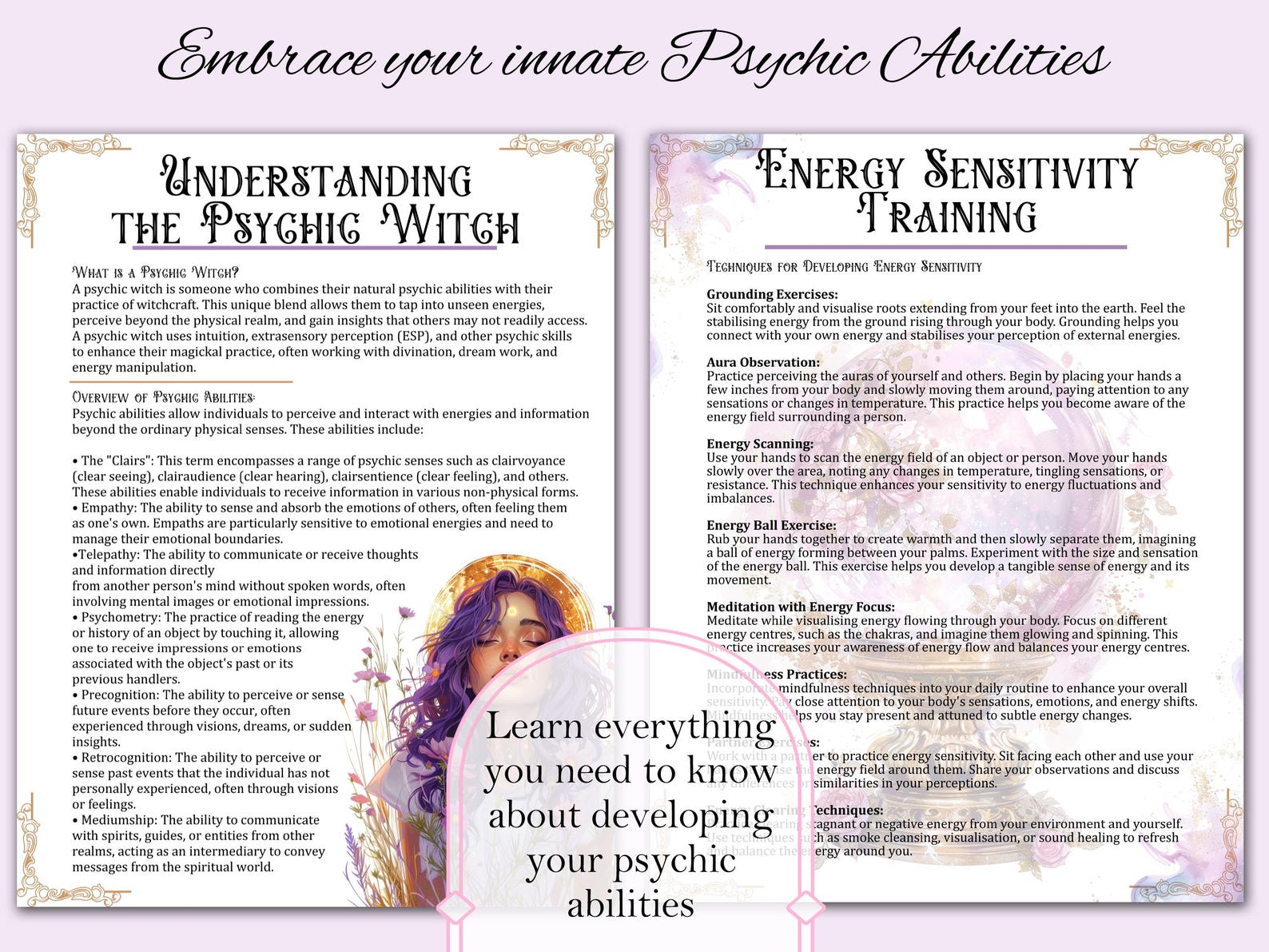 Psychic Witch Bundle | Guide to Psychic Witchcraft, Energy Work ...