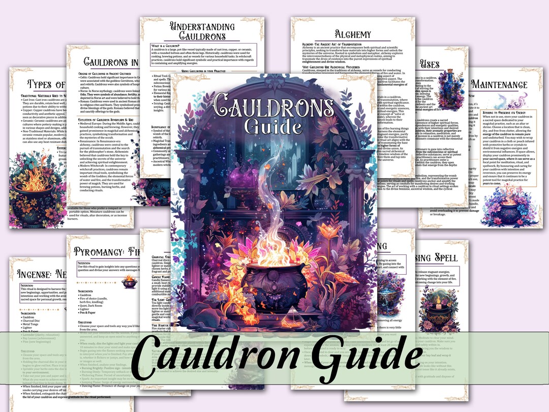 Cauldron Guide How to Work With Witch Cauldrons for Spells and Rituals ...