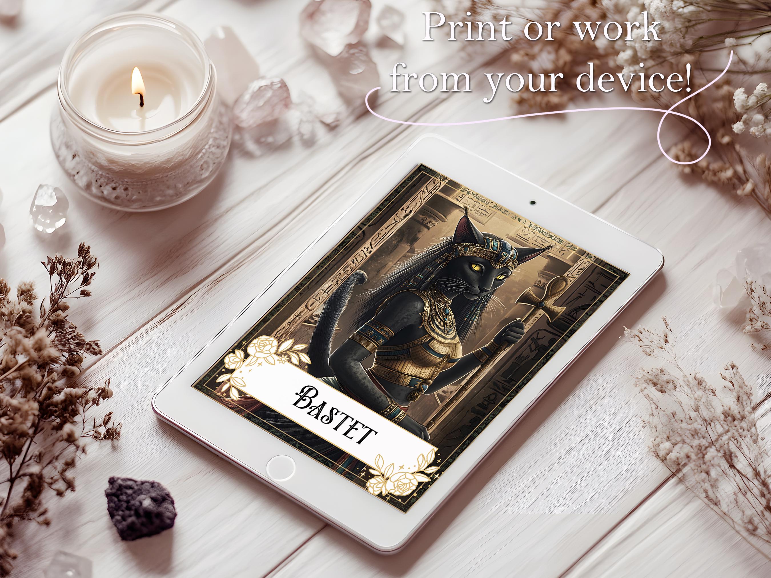 Bastet Book of Shadows Bundle | Egyptian Cat Goddess of Protection ...