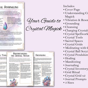 Crystal Witch Bundle | Guide, Crystal Meanings, Tools, Meditation ...