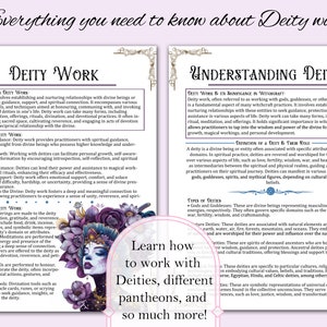 Deity Work Guide + Worksheets | How to Build and Maintain Connections ...