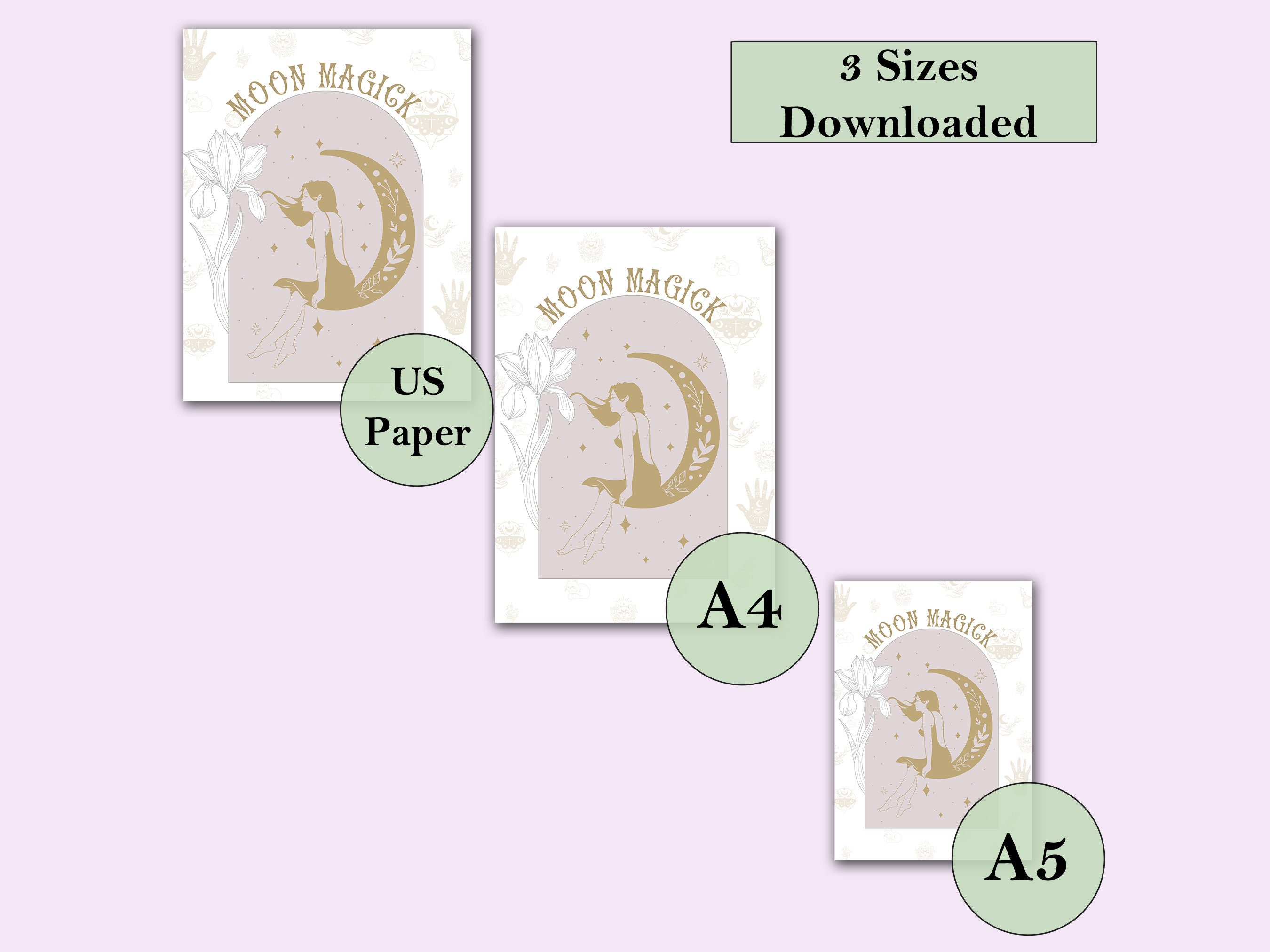 Moon Magick Guide Bundle Moon Phases Spells Rituals and - Etsy