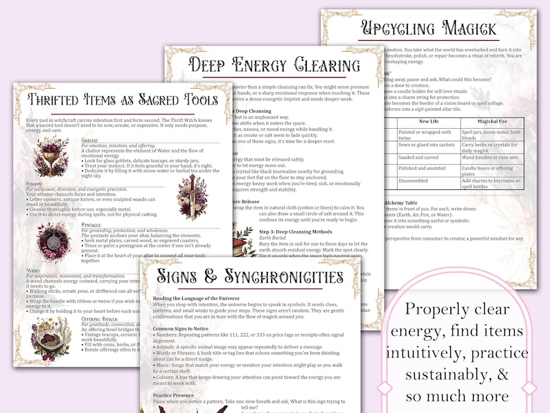 Thrift Witch Bundle | Guide for Sustainable Magick, Spells ...