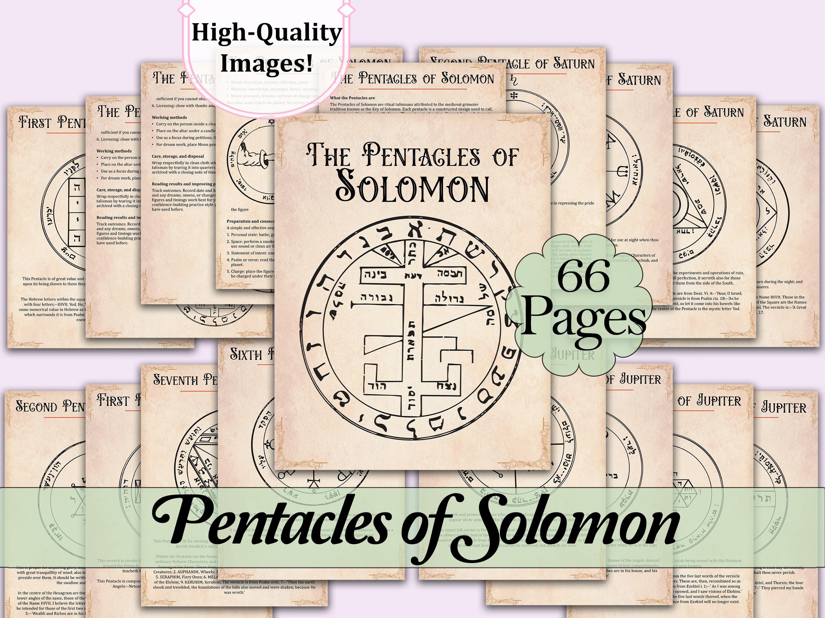 The Pentacles of Solomon | Ancient Magic Guide, 44 Seals & Sigils ...
