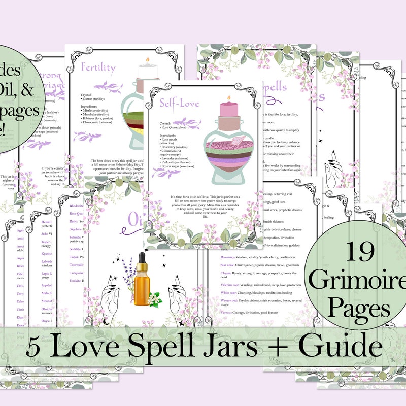 Printable Spells - Etsy