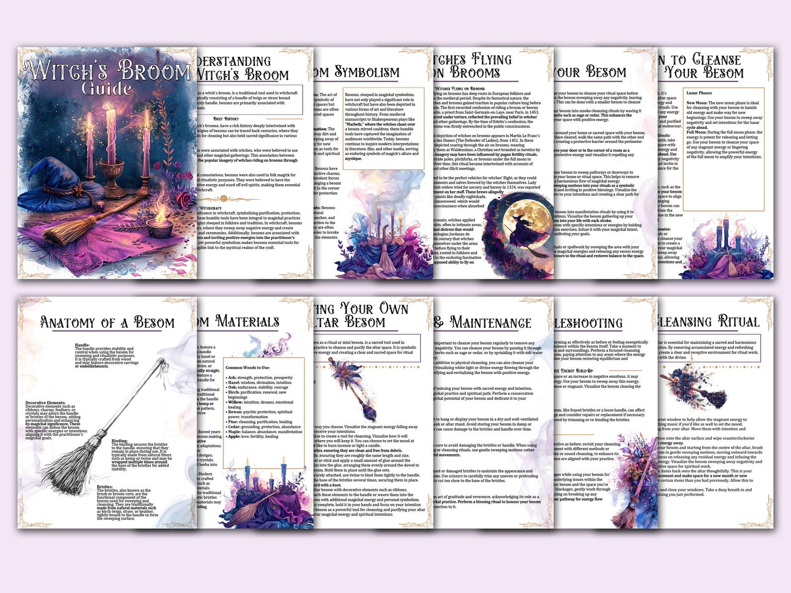 Besom Guide | How to Work With Witch Brooms for Spells and Rituals ...