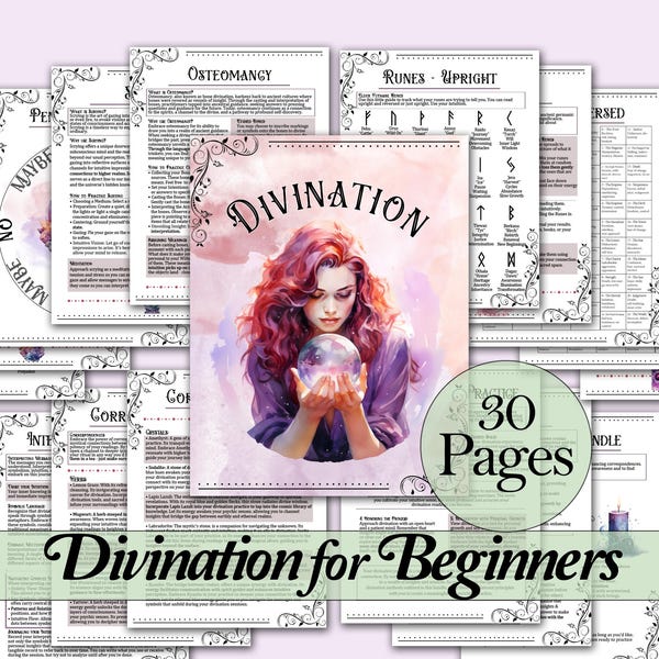 Pendulum Divination Kit - Etsy