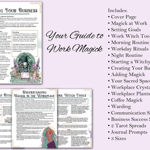 Work Witch Bundle | Guide to Magick in the Workplace, Spells, Rituals ...