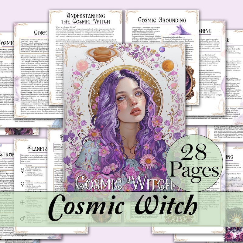 Witch Printable Pages - Etsy