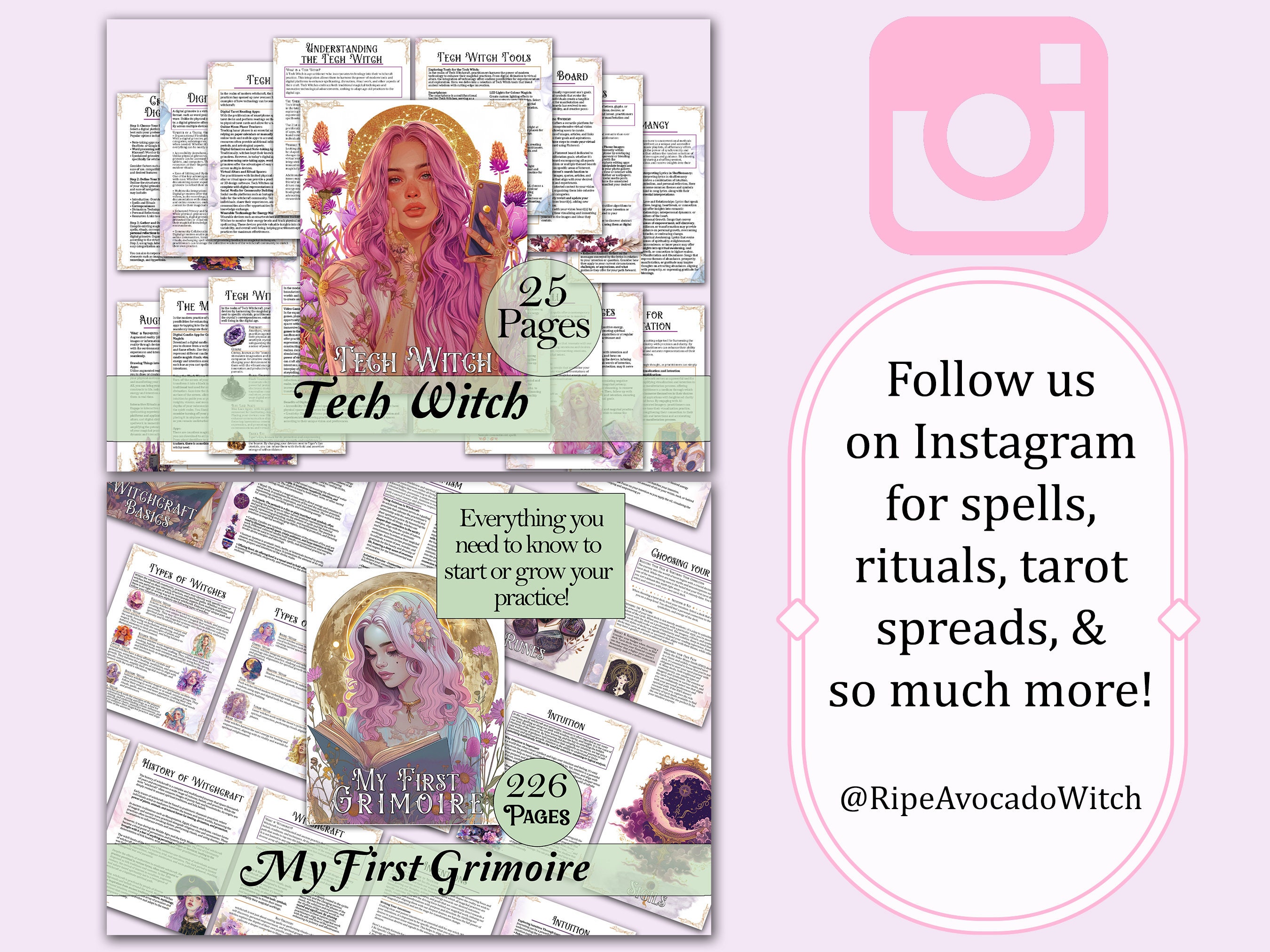 Work Witch Bundle | Guide to Magick in the Workplace, Spells, Rituals ...