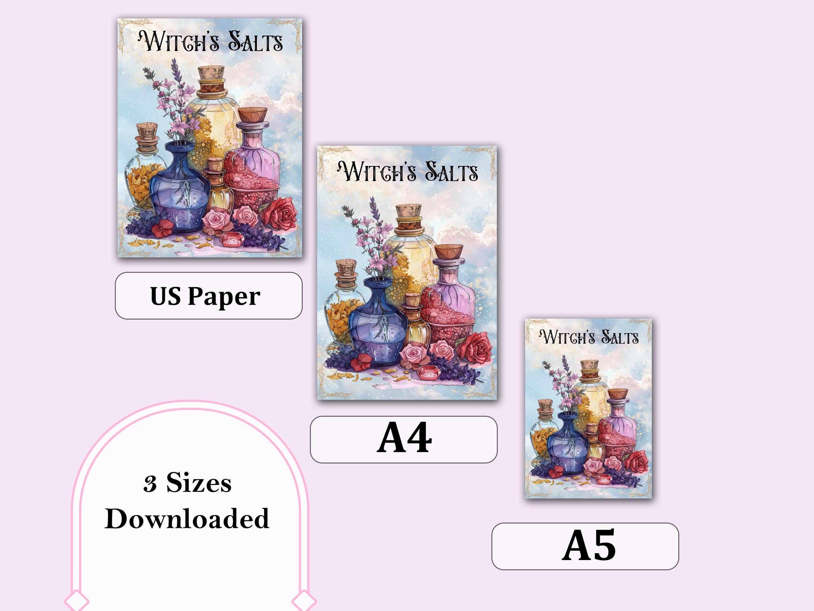 Witch's Salt Guide + Recipes | How to Craft and Use Coloured Salts in ...