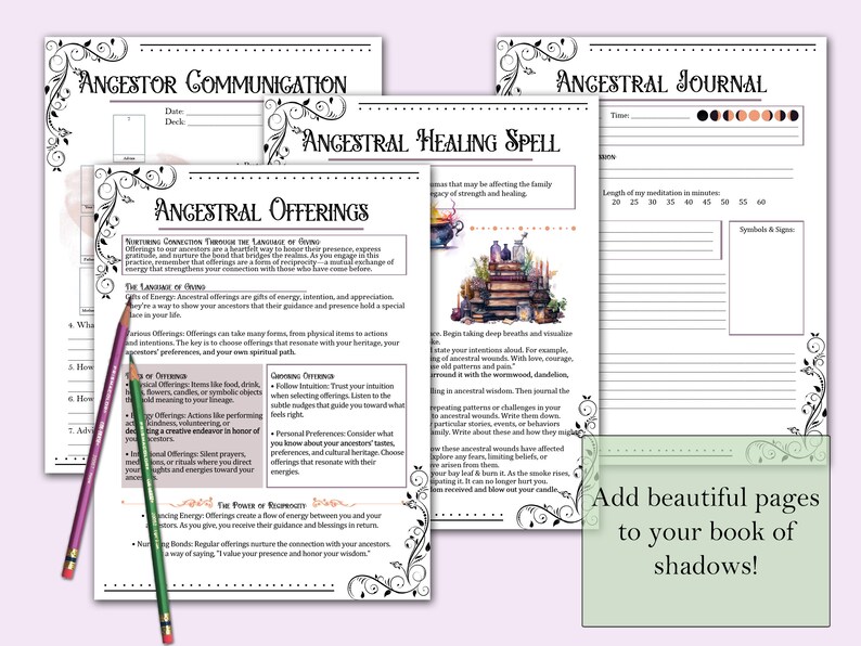 Ancestral Witchcraft Bundle Guide Healing Rituals Tarot - Etsy