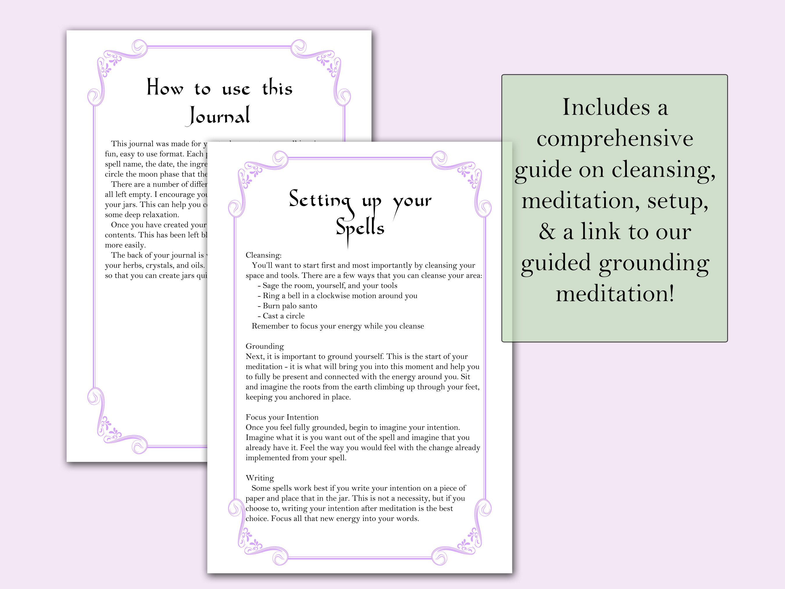 Blank Spell Jar Recipe Pages and Guide | 20 Printable Pages - Etsy