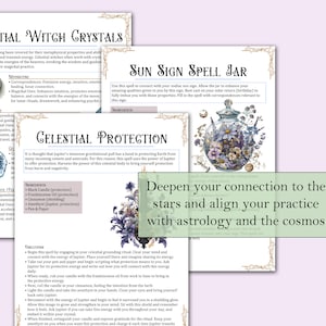 Celestial/astrology Witch Bundle Guide, Spells, Magickal Timing ...