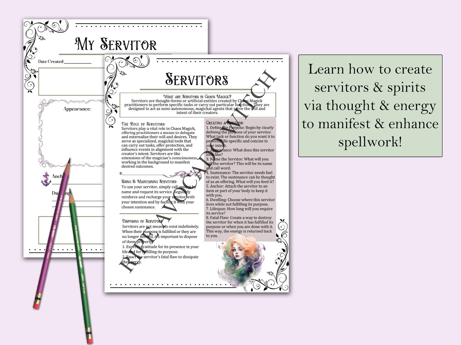 Chaos Magick 101 Guide, Sigils, Servitors, Spirits, and More Printable ...