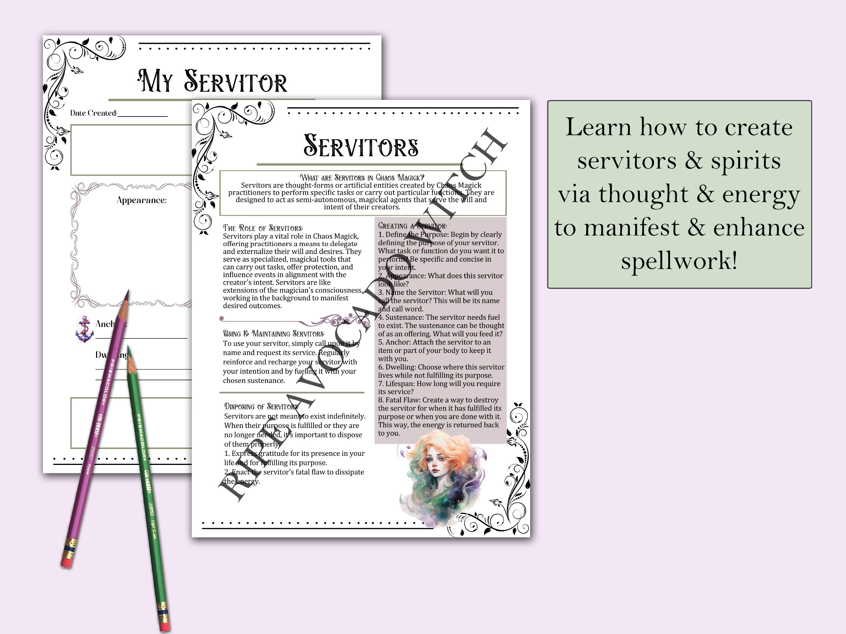 Chaos Magick 101 Guide, Sigils, Servitors, Spirits, and More Printable ...