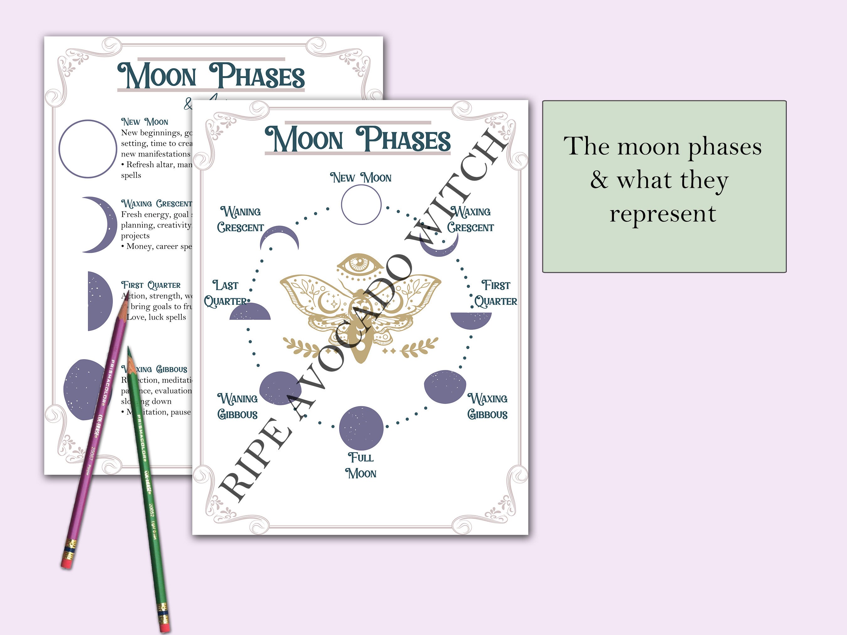 Moon Magick Guide Bundle Moon Phases Spells Rituals and - Etsy