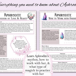 Aphrodite Book of Shadows Bundle | Rituals, Tarot Spreads ...