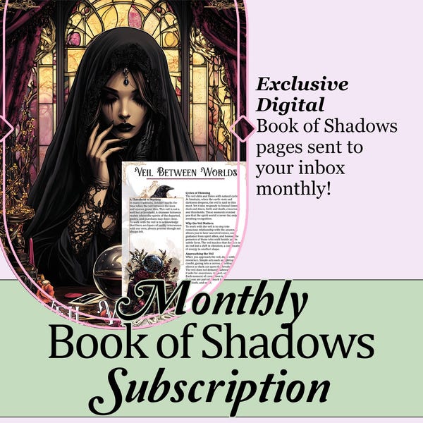 Book of Shadows Printable Pages - Etsy
