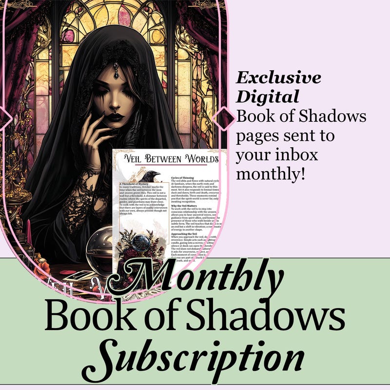 Book of Shadows Printable Pages - Etsy