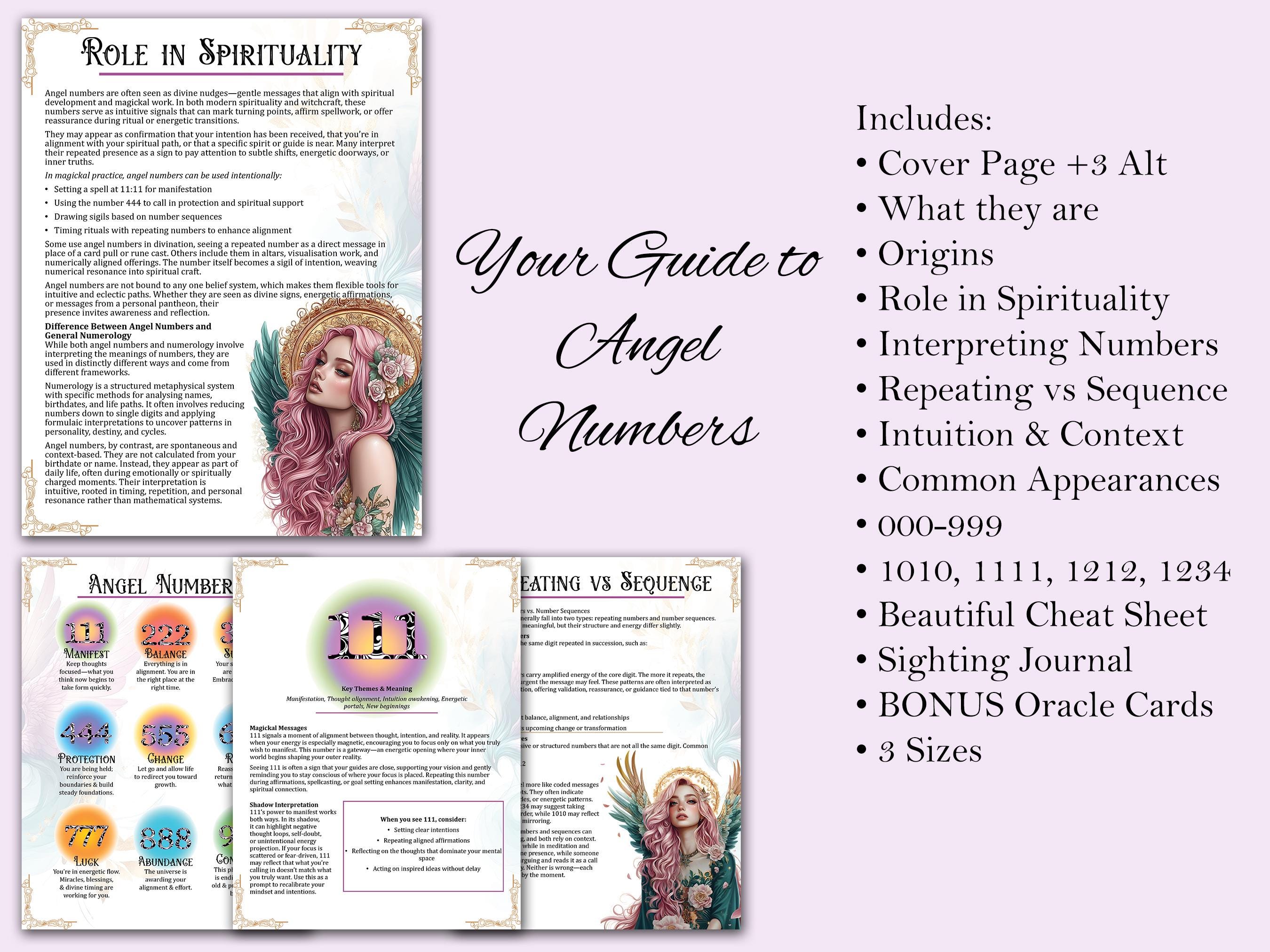 Angel Numbers Guide | Interpret Divine Messages and Number Sequences ...