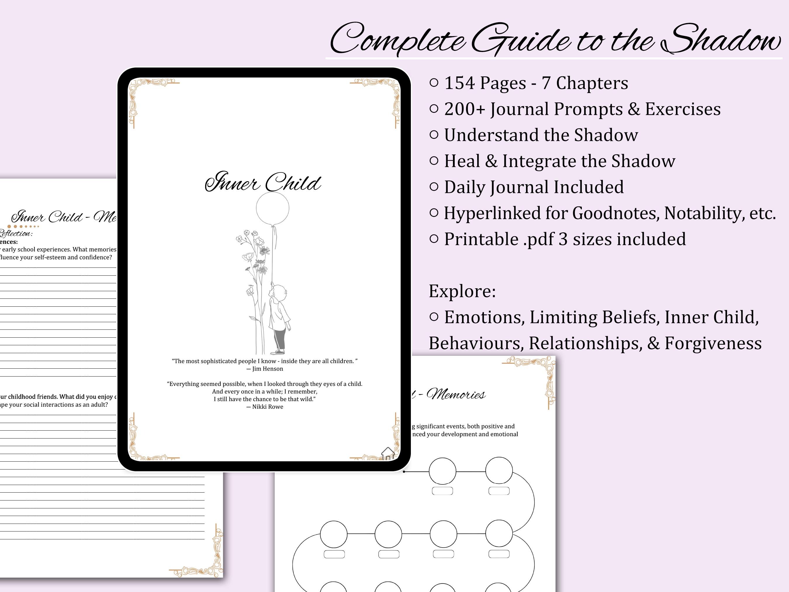 Shadow Work Journal & Guide | Complete Guided Shadow Work Workbook With ...