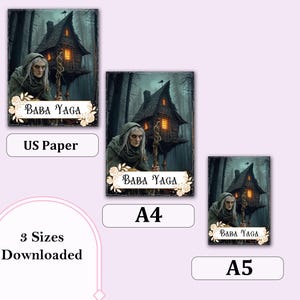 Baba Yaga Book of Shadows Bundle | Slavic Goddess of Witchcraft, Spells ...