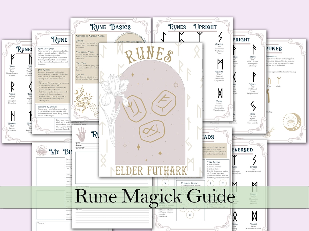 Rune Magick Guide | Meanings, Spreads, Reading Guide, and Dictionary ...