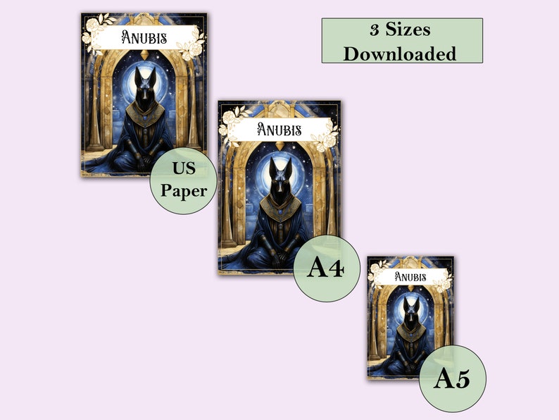 Anubis Book of Shadows Bundle Rituals, Tarot Spreads, Death Magick, and ...