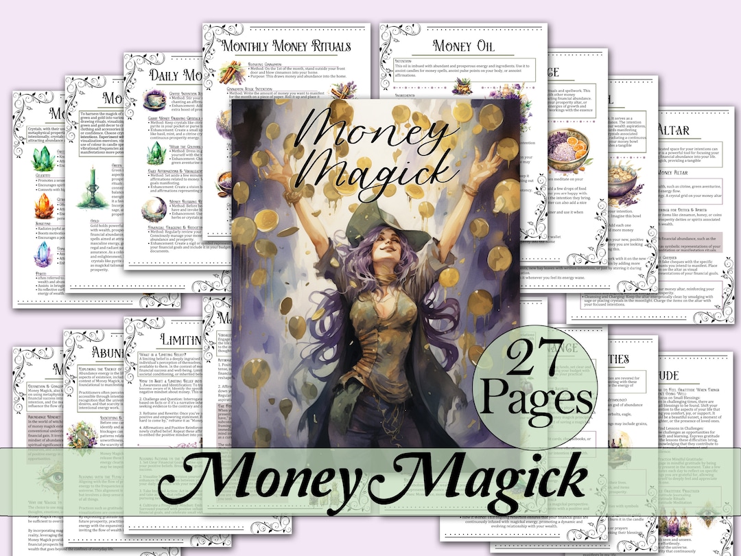 Money Magick Guide | Spells, Planners, Correspondences, Tarot, and More ...