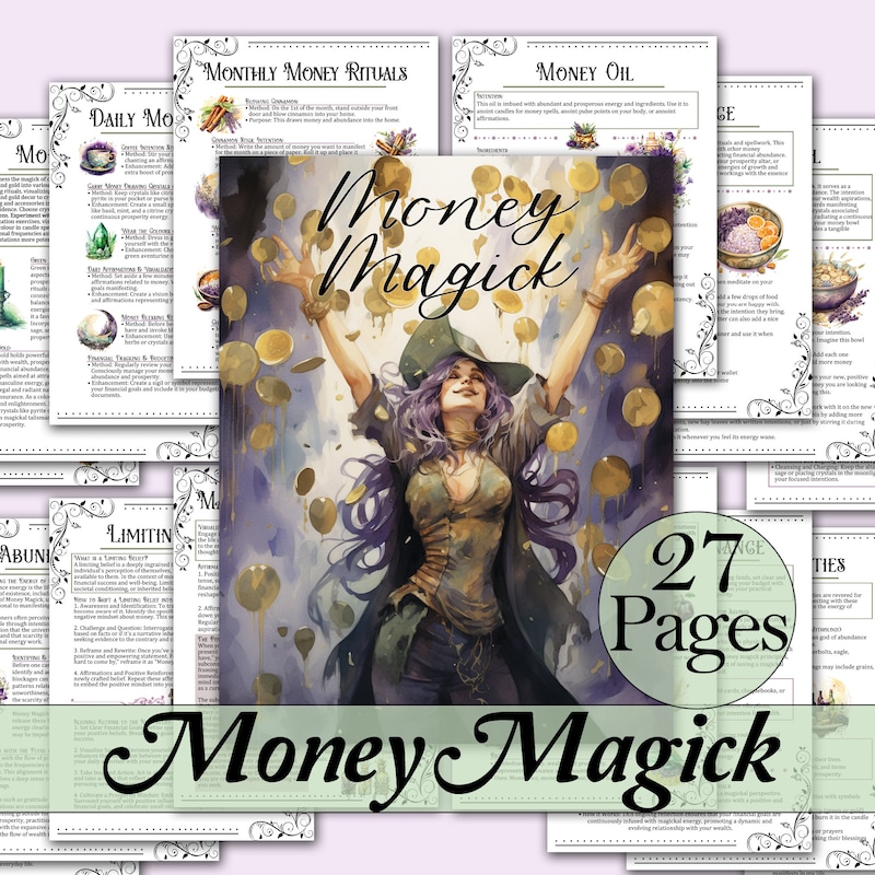 Prop Spell Book Witch - Etsy