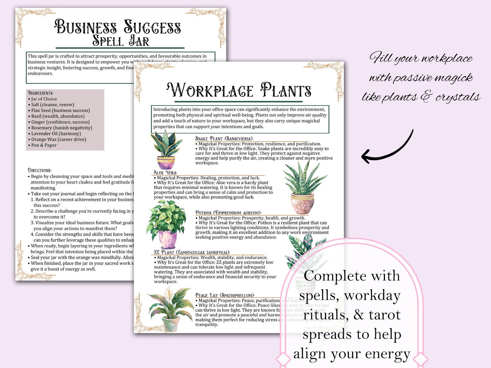 Work Witch Bundle | Guide to Magick in the Workplace, Spells, Rituals ...