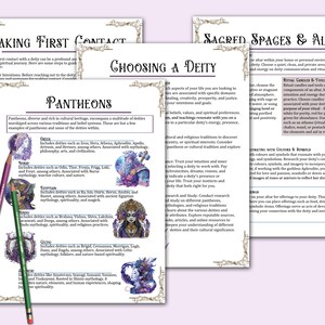 Deity Work Guide Worksheets How to Build and Maintain Connections With ...