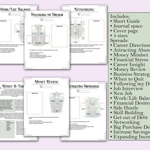 Money Tarot Spread Journal + Guide | 20 Tarot Spreads for Money and ...