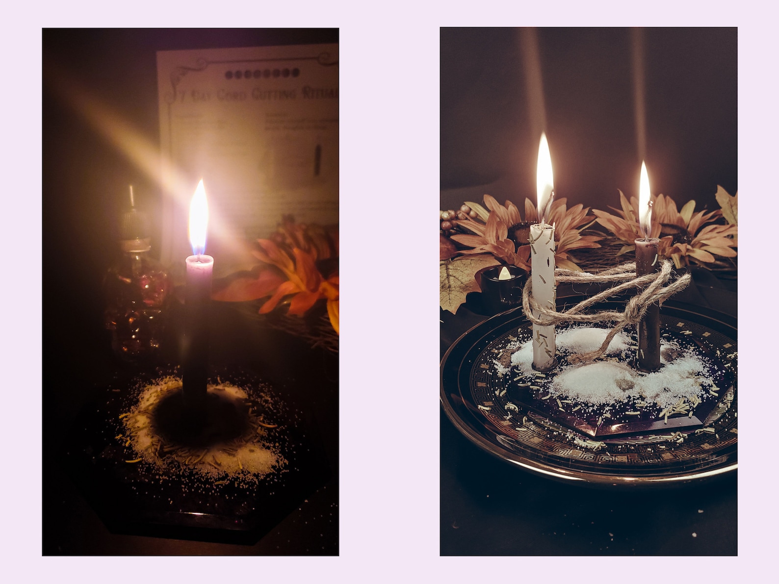 7 Day Cord Cutting Ritual & Journal Pages Candle Spell for Letting Go ...