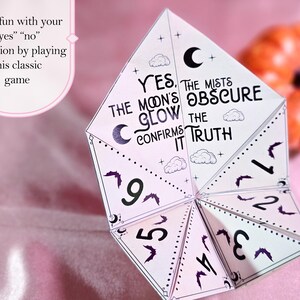 Printable Fortune Teller/cootie Catcher - Halloween / Samhain ...