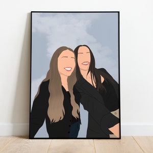 Faceless Portrait, Custom Illustration, Personalised Photo, Photo ...