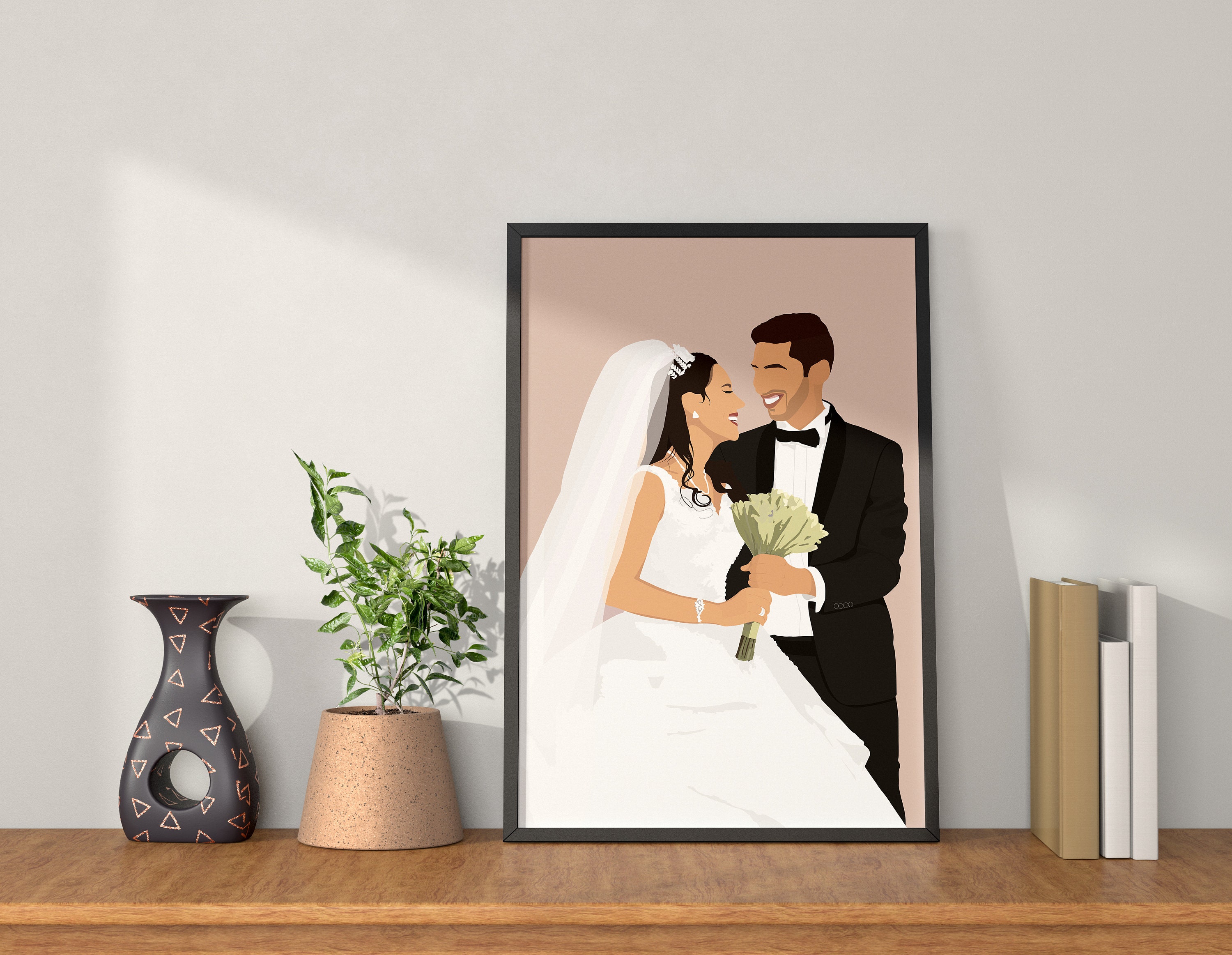 Faceless Portrait, Custom Illustration, Personalised Photo, Photo ...