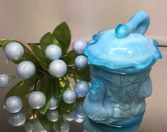 Blue Slag Glass - Etsy