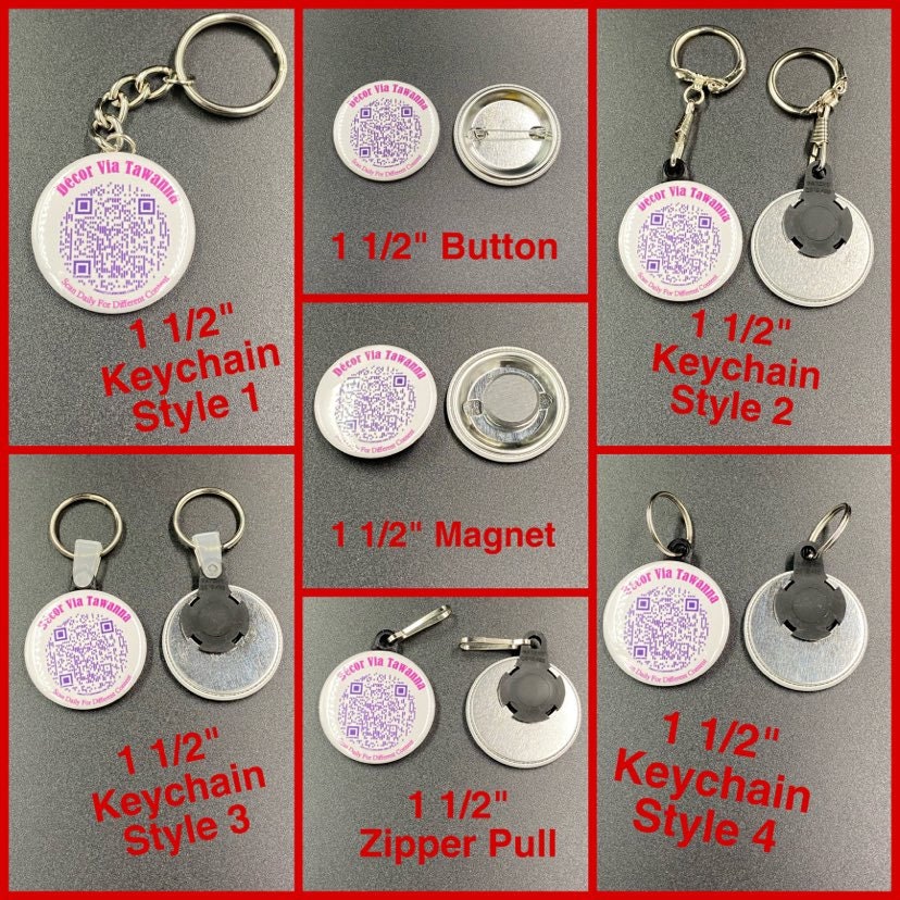 Customizable Buttons, Magnets, Pocket Mirrors, Keychains and More - Etsy