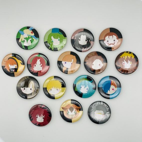 Super Chibi YTTD Buttons | Etsy