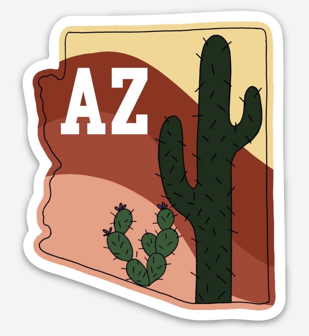 Arizona Sticker - Etsy