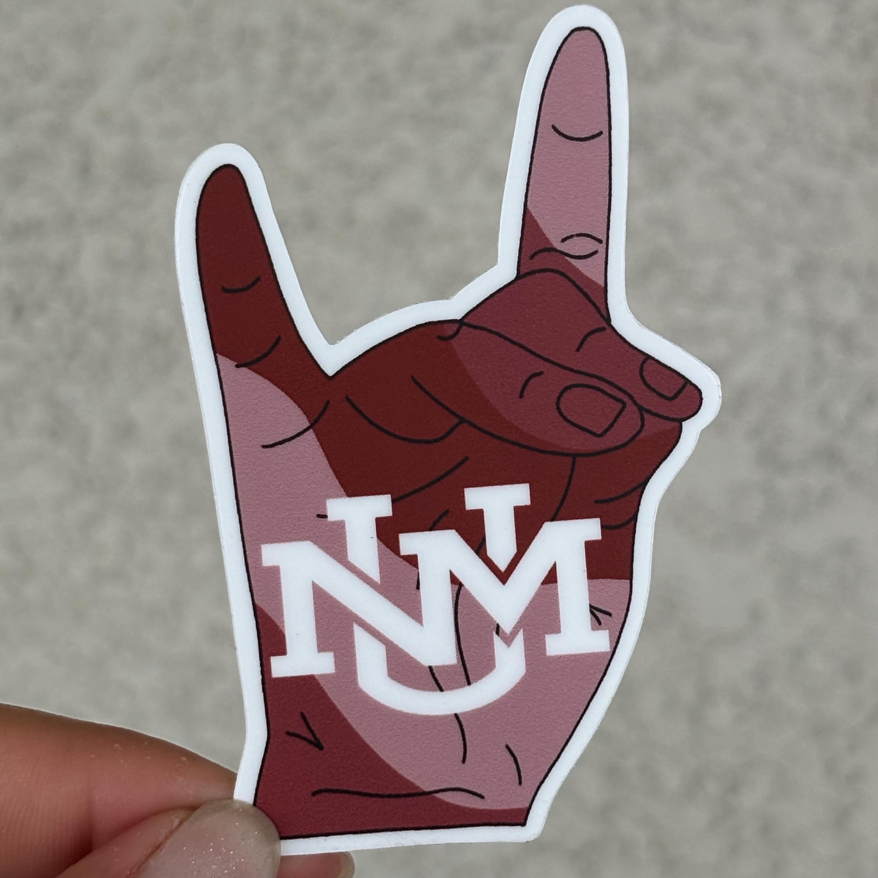UNM Sticker - Etsy