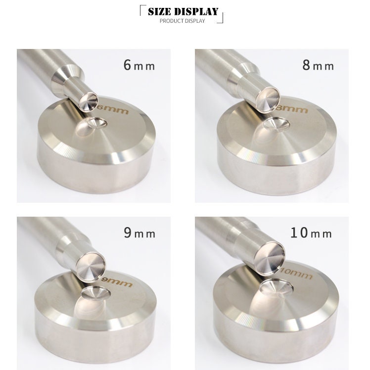 6/8/9/10mm Rivet Mounting Tool Rivet Punch Leather Craft - Etsy