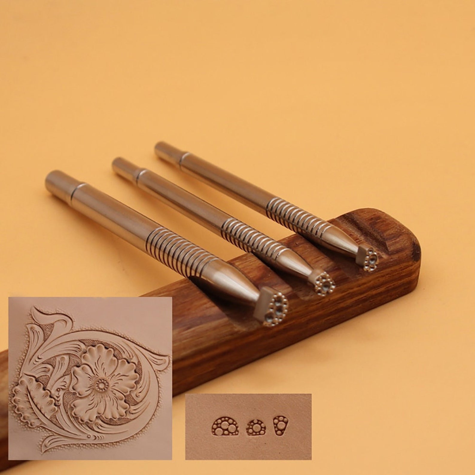Leather Stamp Tools Set Leather Craft Kit Custom Punch 304 Stainless ...
