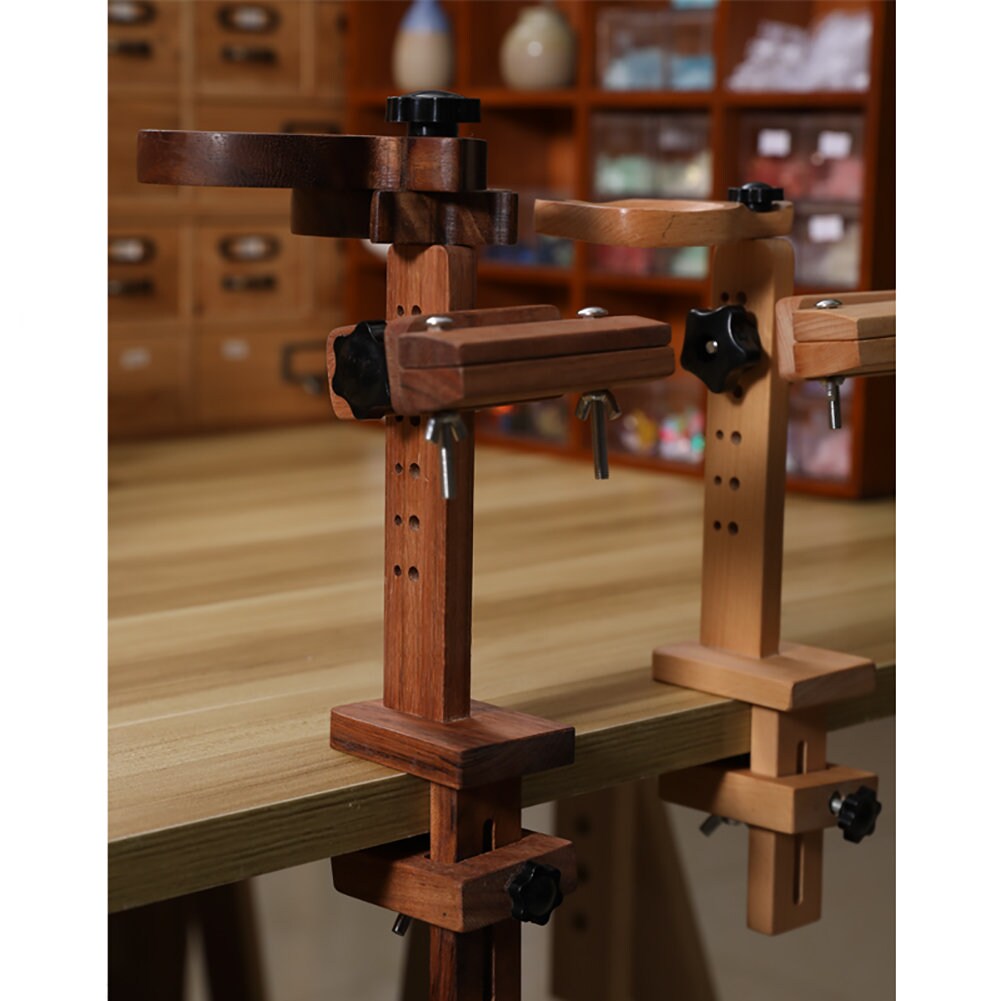 Table-top Embroidery Frame Stand Wood Cross Stitch Hoop - Etsy Canada