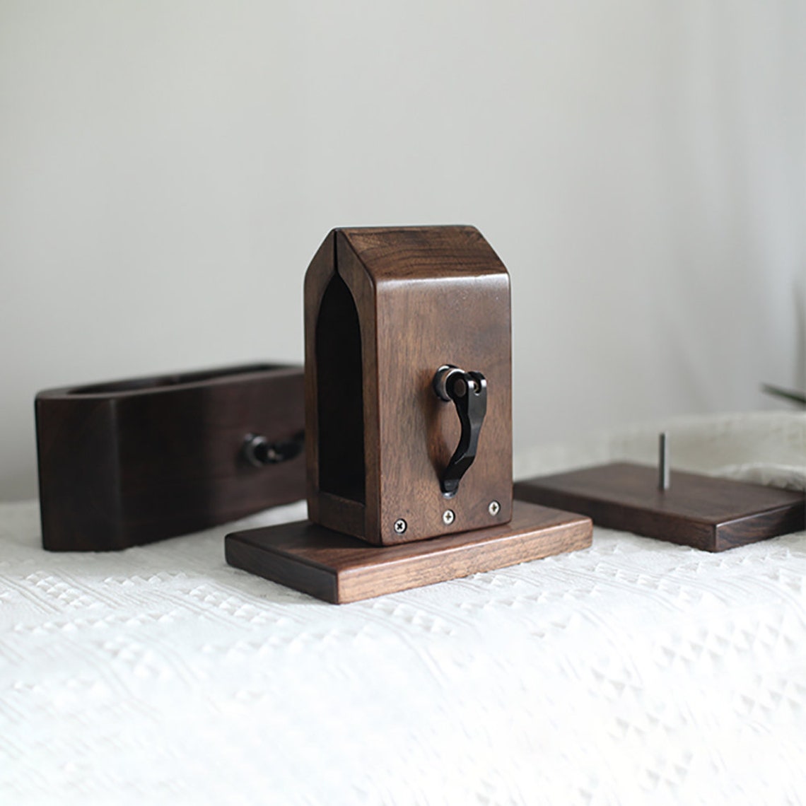 Leather Wooden Sewing Pony Horse Table Desktop Lacing Sewing Clamp for ...