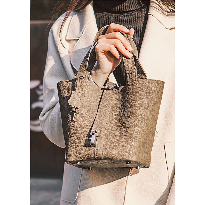 Women Shoulder Bag DIY Kit Genuine Leather Bag Materials Kit Hand Bag ...