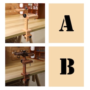 Table-top Embroidery Frame Stand, Wood Cross Stitch Hoop Holder ...