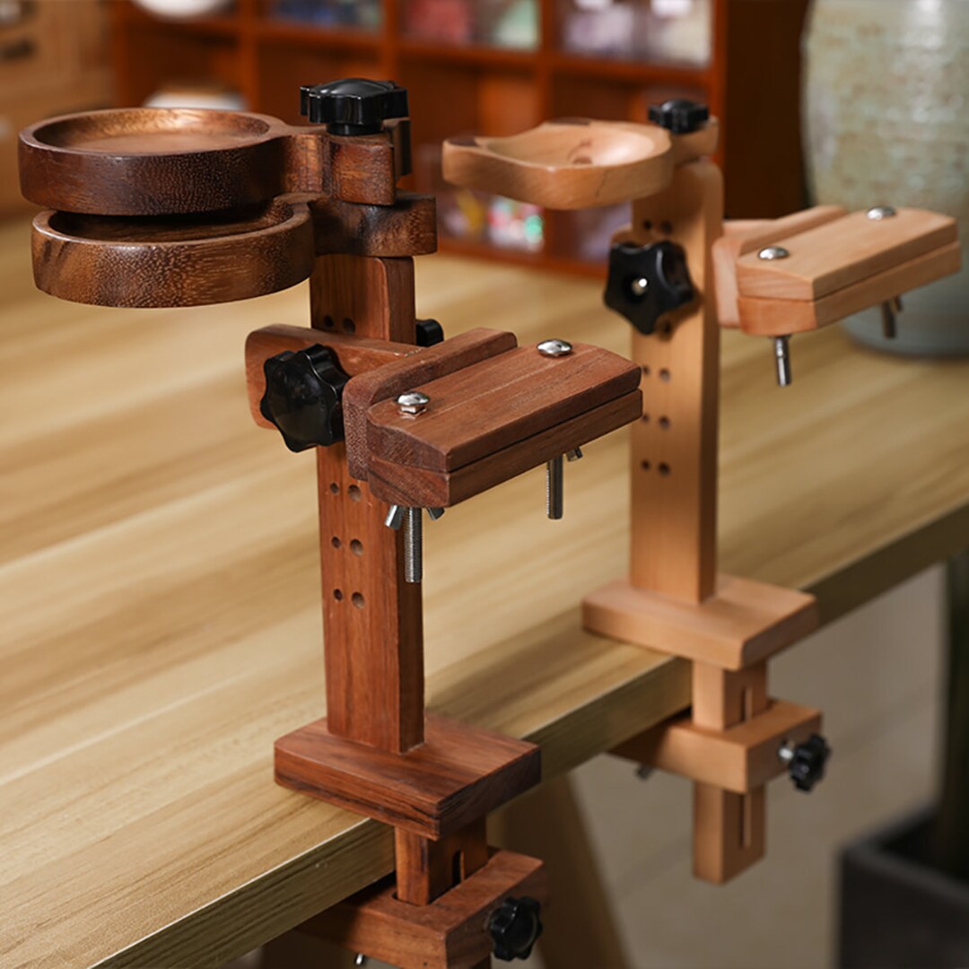 Table-top Embroidery Frame Stand, Wood Cross Stitch Hoop Holder ...